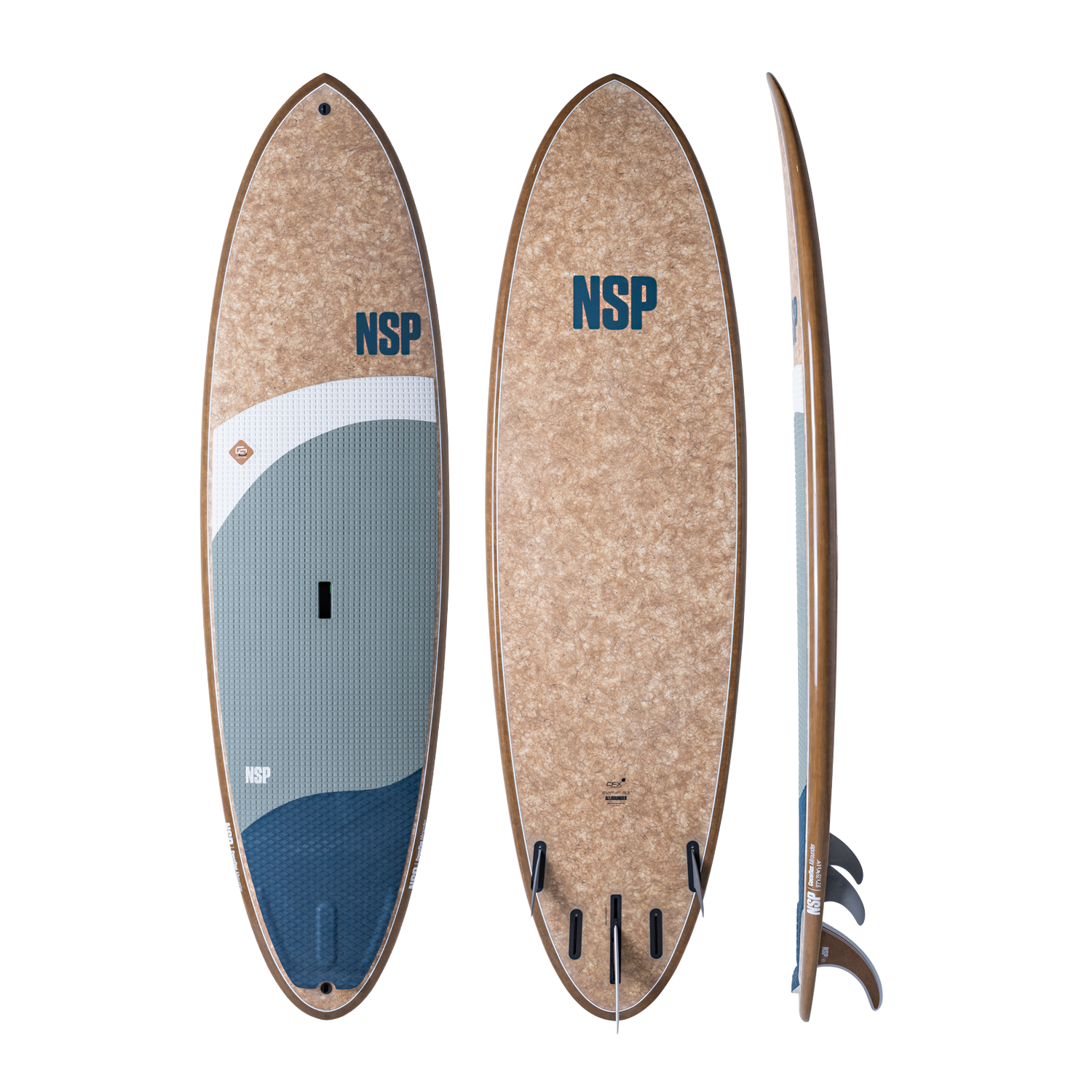The Allrounder Cocoflax SUP by NSP Surfboards